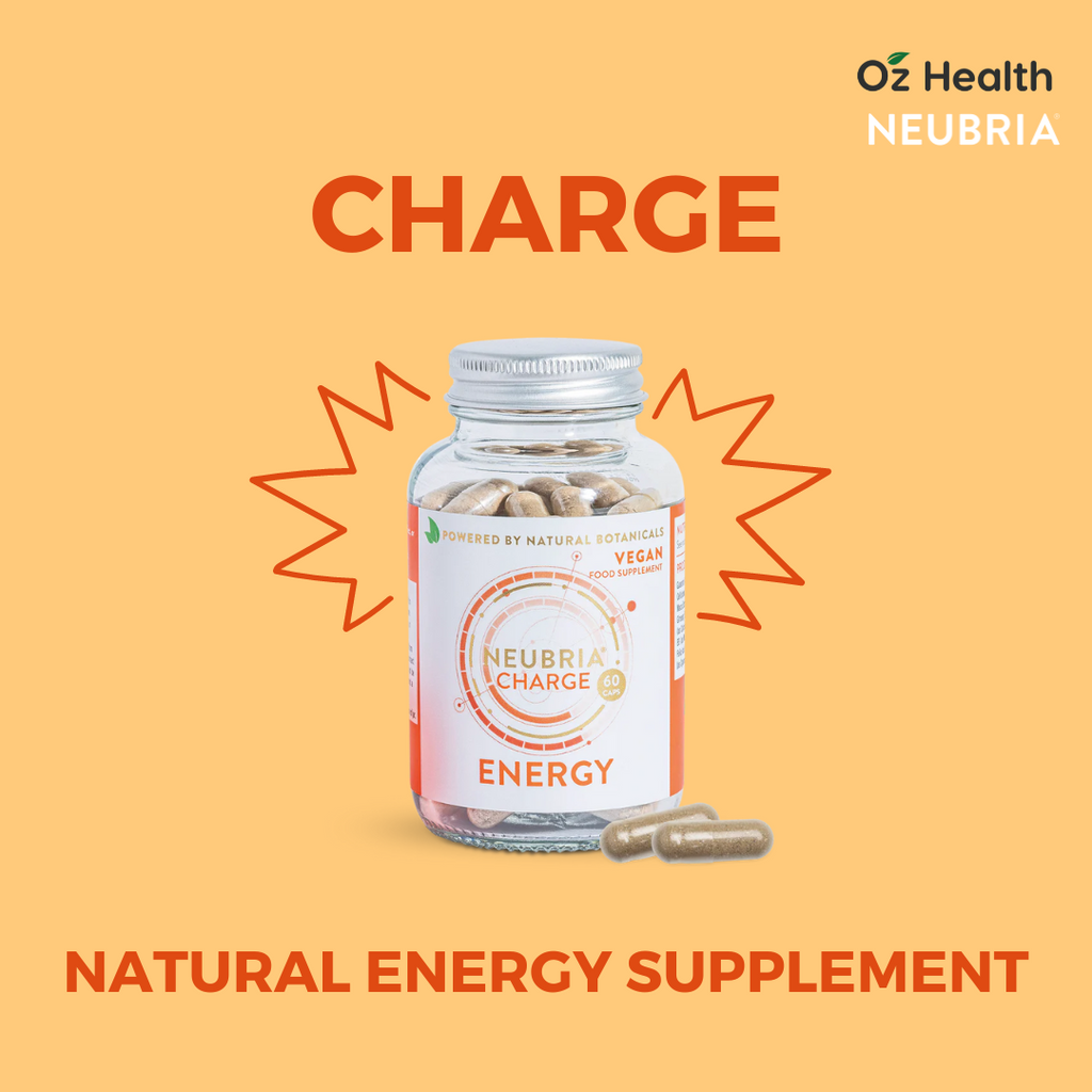 Neubria Charge - Energy Supplement, 60 capsules – OZ Health Singapore