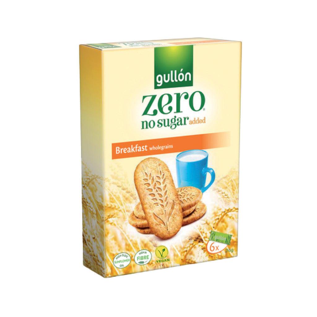 Gullon Zero No Sugar Added Breakfast Wholegrains High Fiber, 216g