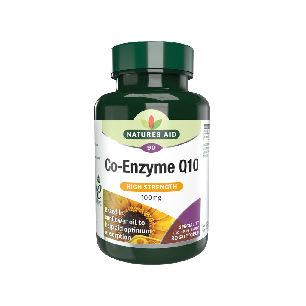 Natures Aid Co-Enzyme Q10 100mg, 90 softgels