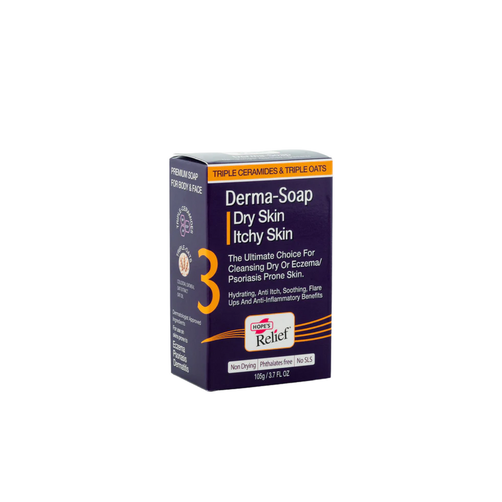 Hope's Relief Derma Soap Bar for Dry, Itchy Skin