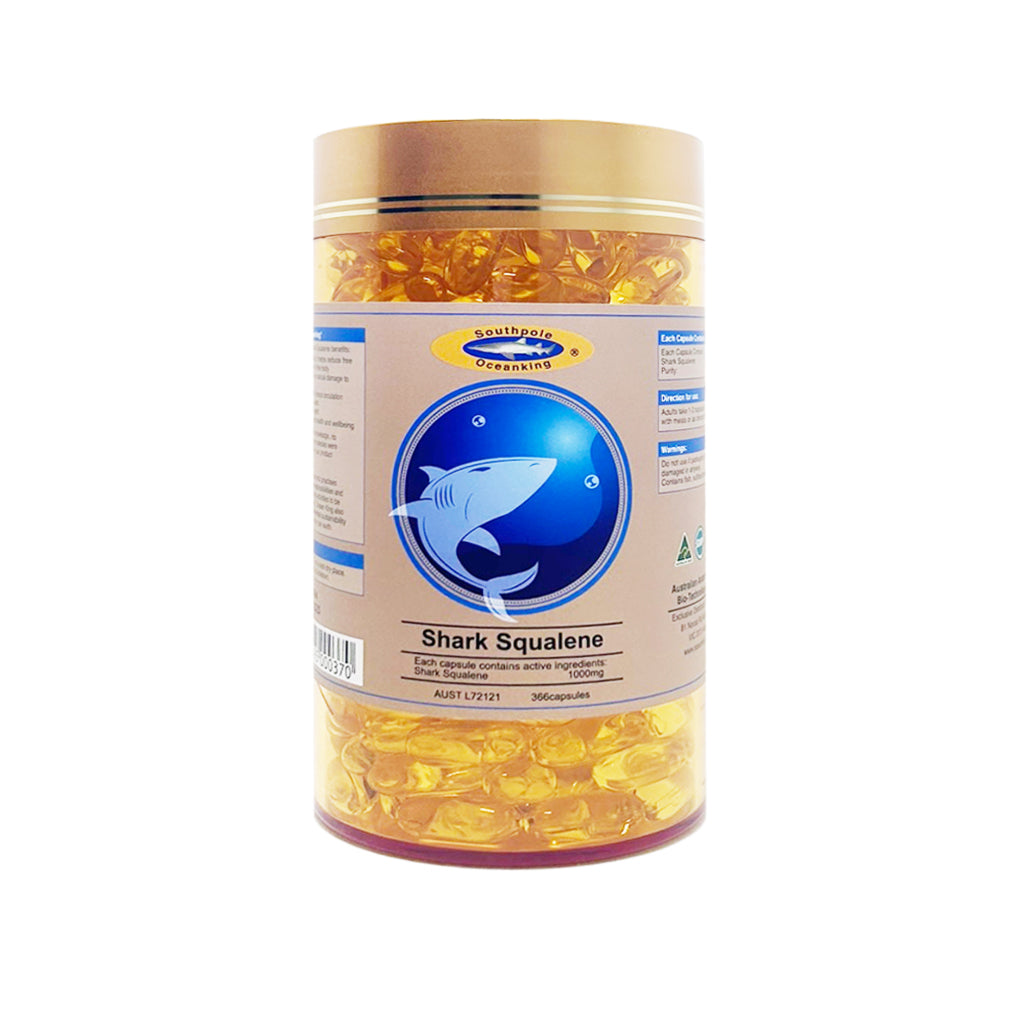 Ocean King Deep Ocean Shark Squalene 1000mg | Shark Liver Oil | Oz ...