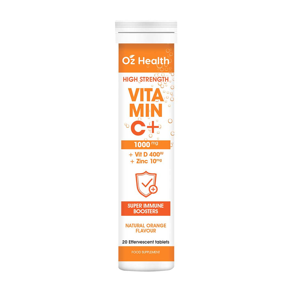 Oz Health Vitamin C+ Vitamin D & Zinc, 20 Effervescent Tabs